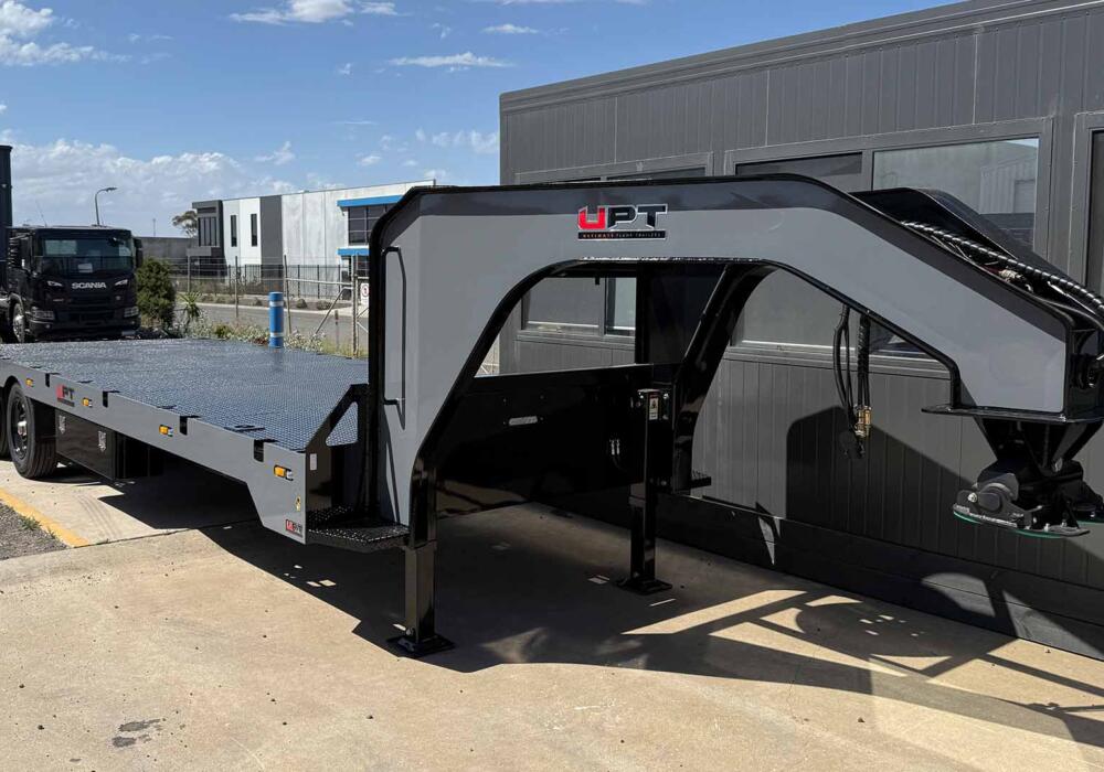 Gooseneck Trailers 9T | Flat Bed Gooseneck Trailer Builders