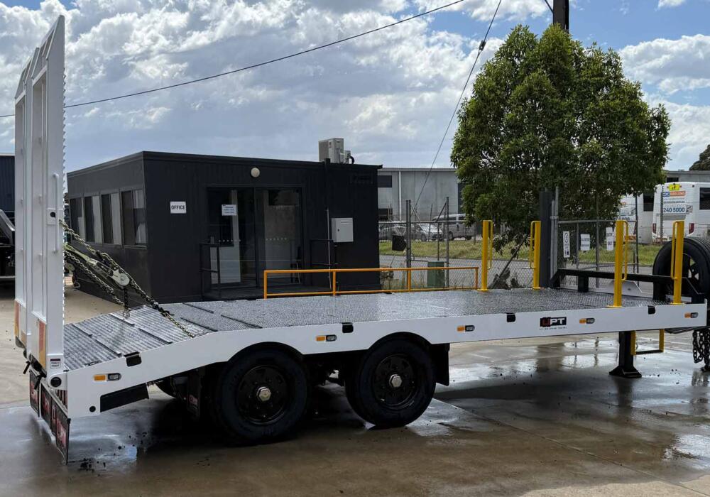9T Flat Deck Tandem Axle Trailers | Custom Fabrication